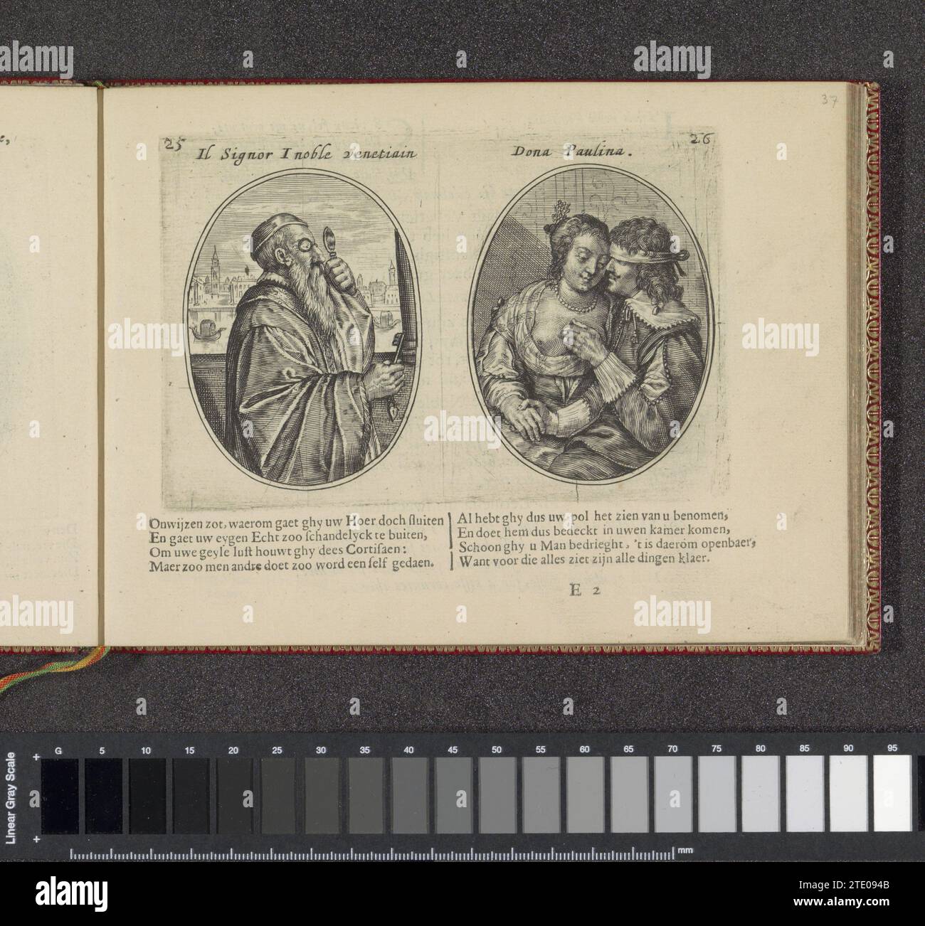 Edelman from Venice and his wife Paulina, 1641 Two performances on an ...