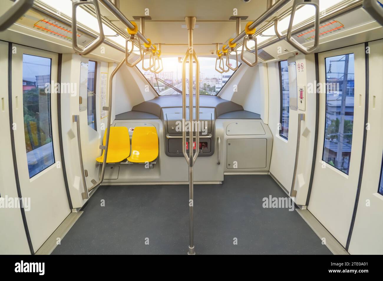 Public transport empty hi-res stock photography and images - Alamy