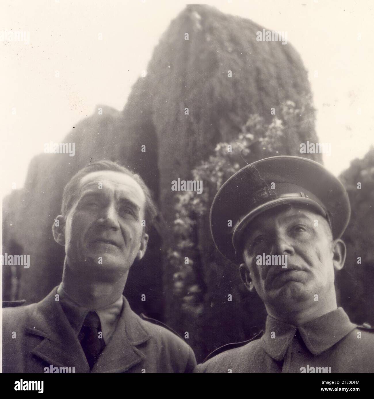 General Walter with a Brigadier in 1938. Credit: Album / Archivo ABC ...