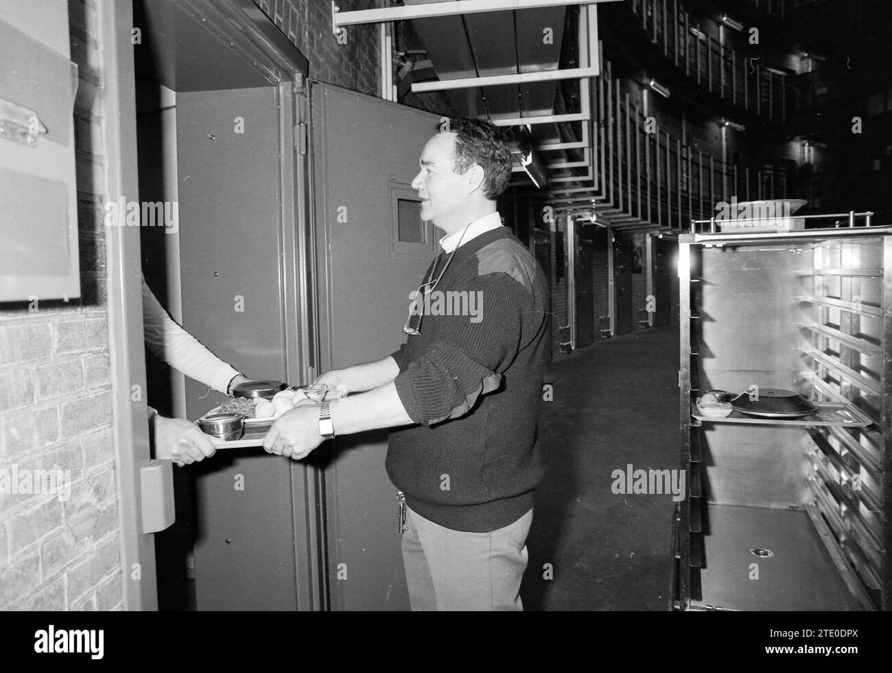 Eating in the Dome Prison, Haarlem, The Netherlands, 23-03-1992 ...