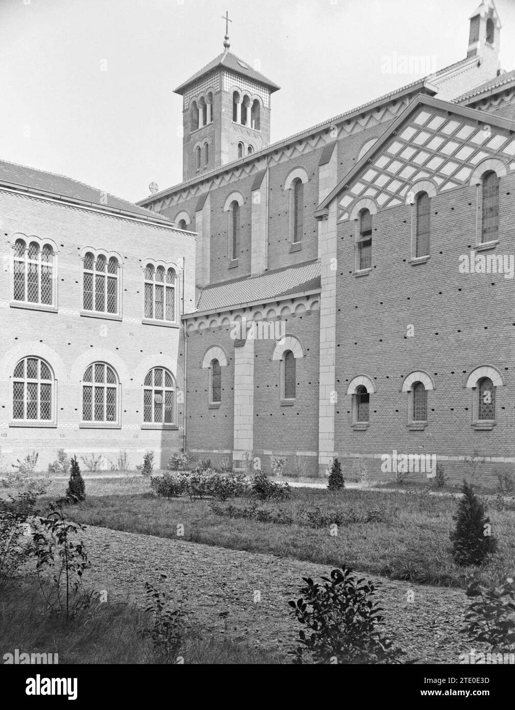 Monastic garden Black and White Stock Photos & Images - Alamy