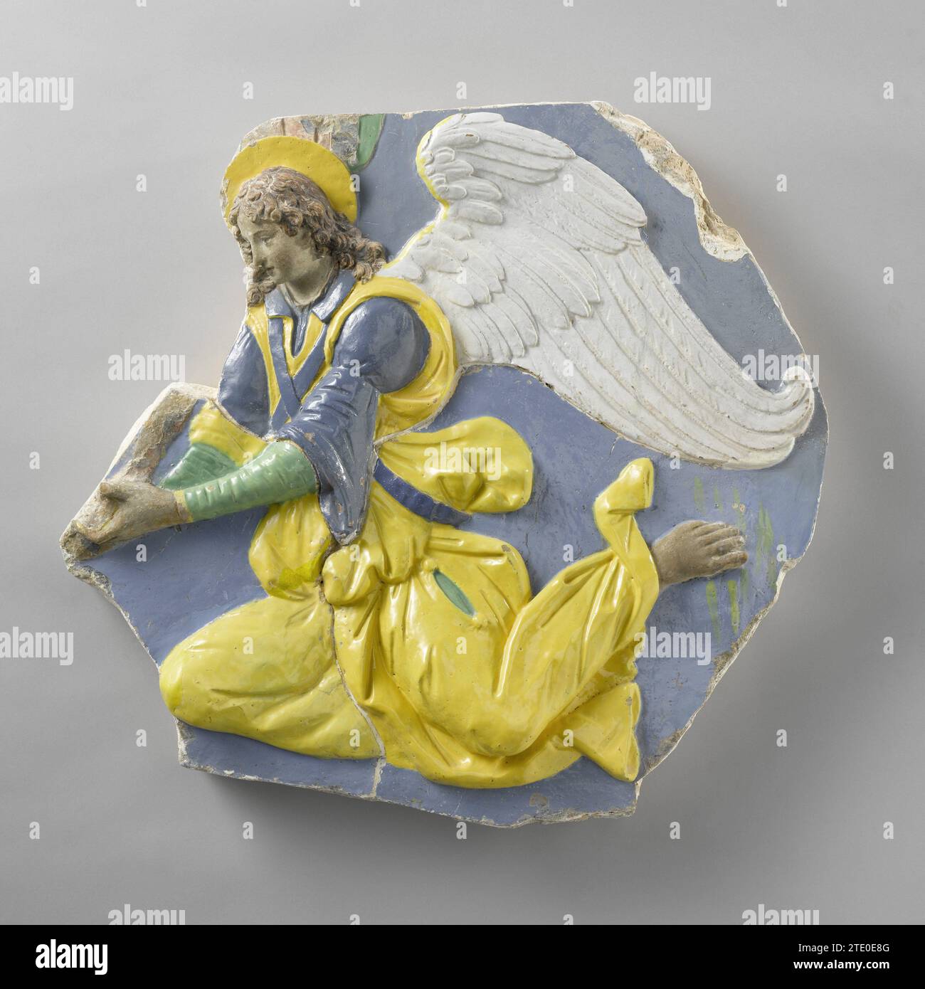 Floating angel, c. 1500 The angel holds out in the hands (a fragment of ...
