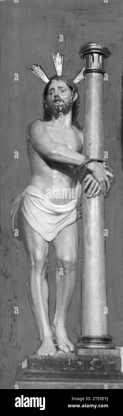 03/31/1912. Christ tied to the Column. Photo: Garces. Credit: Album ...