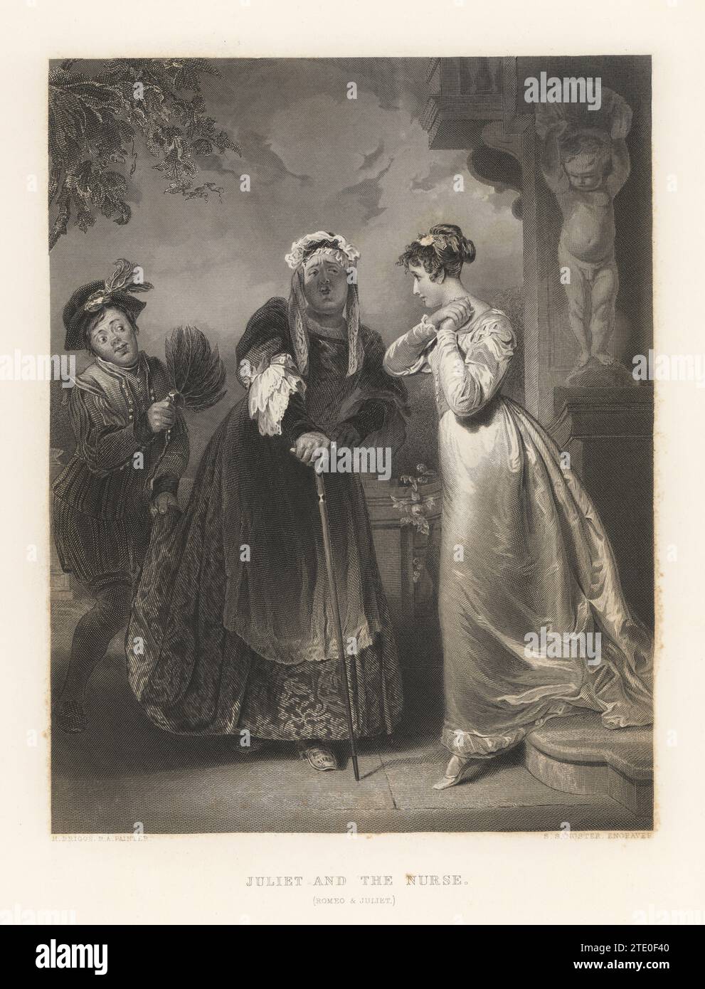 Romeo juliet william shakespeare scene hi-res stock photography and ...