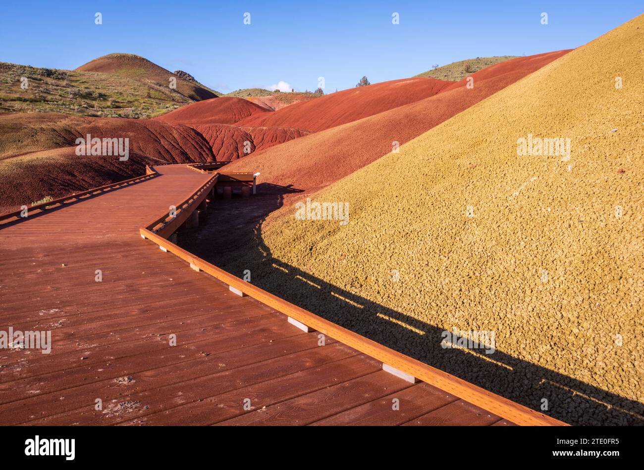 Crimson Red Ground at the Painted Hills Unit of John Day Fossil Beds ...