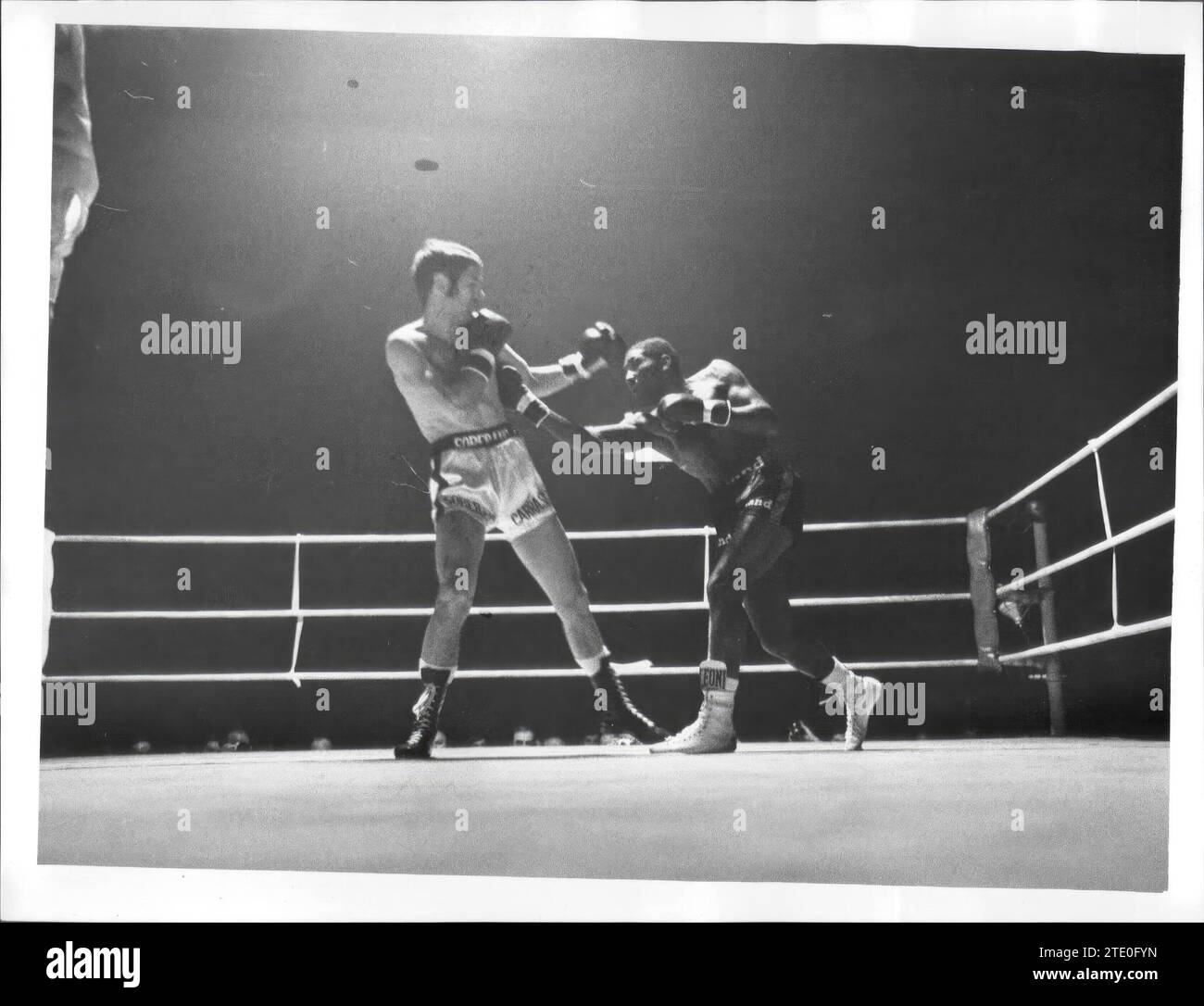 05/21/1970. Boxing evening at the Madrid Sports Palace. Carrasco ...