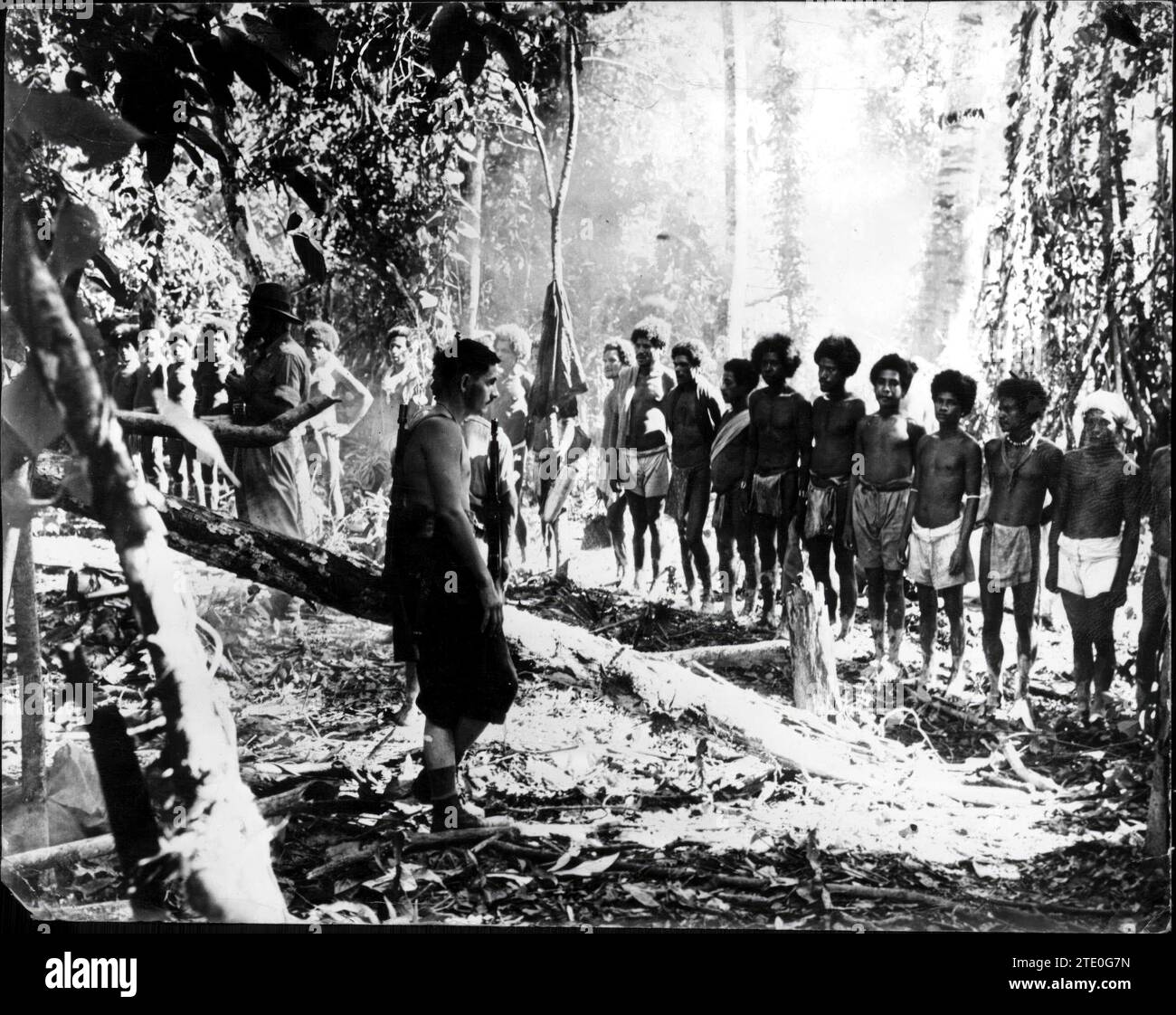 01/01/1943. Indigenous Workers at one of the North American Air Bases ...