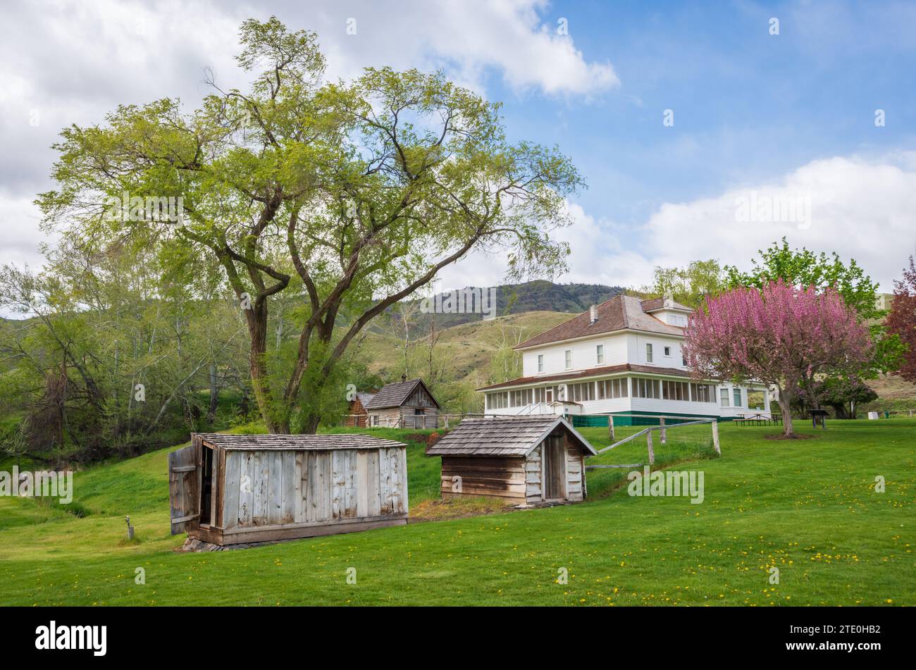 The James Cant Ranch at John Day Fossil Beds National Monument, Oregon ...