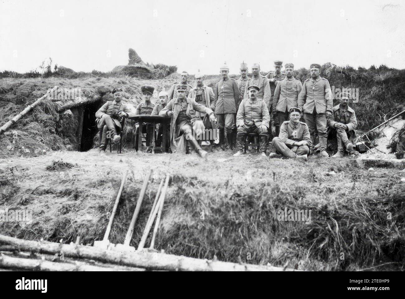 Verdun (France), November 1914. From the German army. Group of German ...