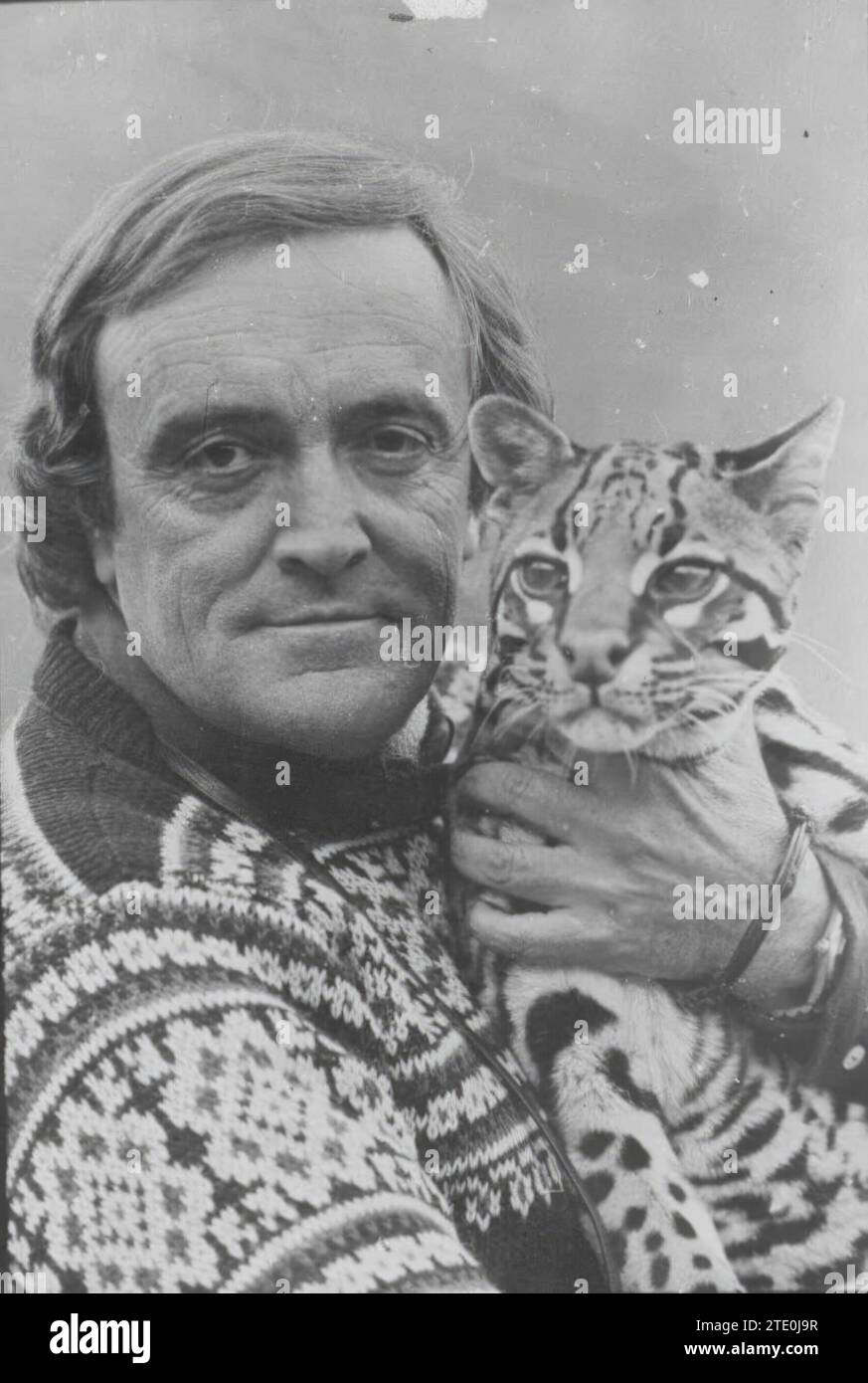 12/31/1973. Felix Rodriguez de la Fuente. Credit: Album / Archivo ABC ...