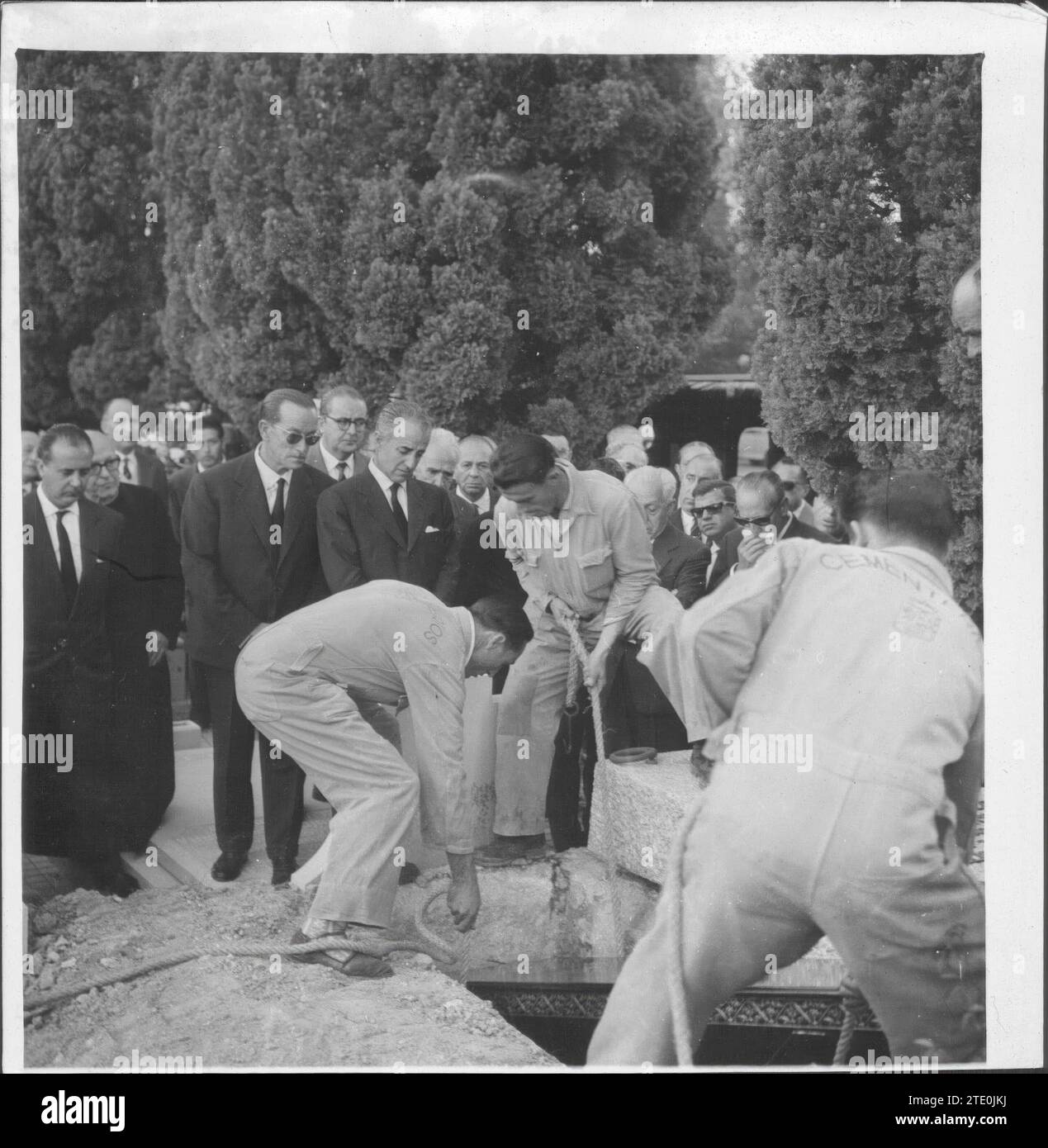 10/20/1961. Burial of the illustrious journalist and Abc collaborator ...