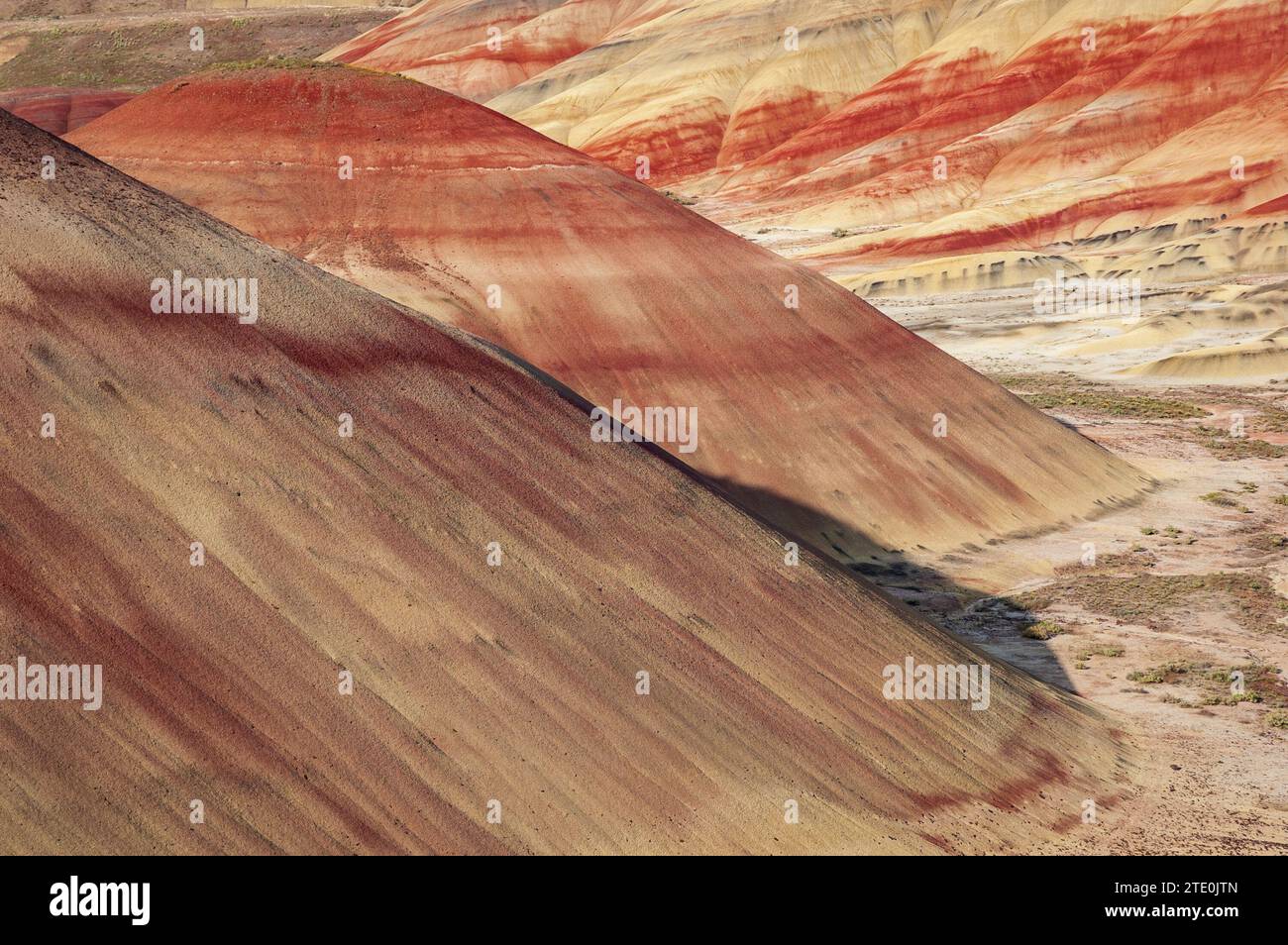 Painted Hills at John Day Fossil Beds National Monument Stock Photo - Alamy