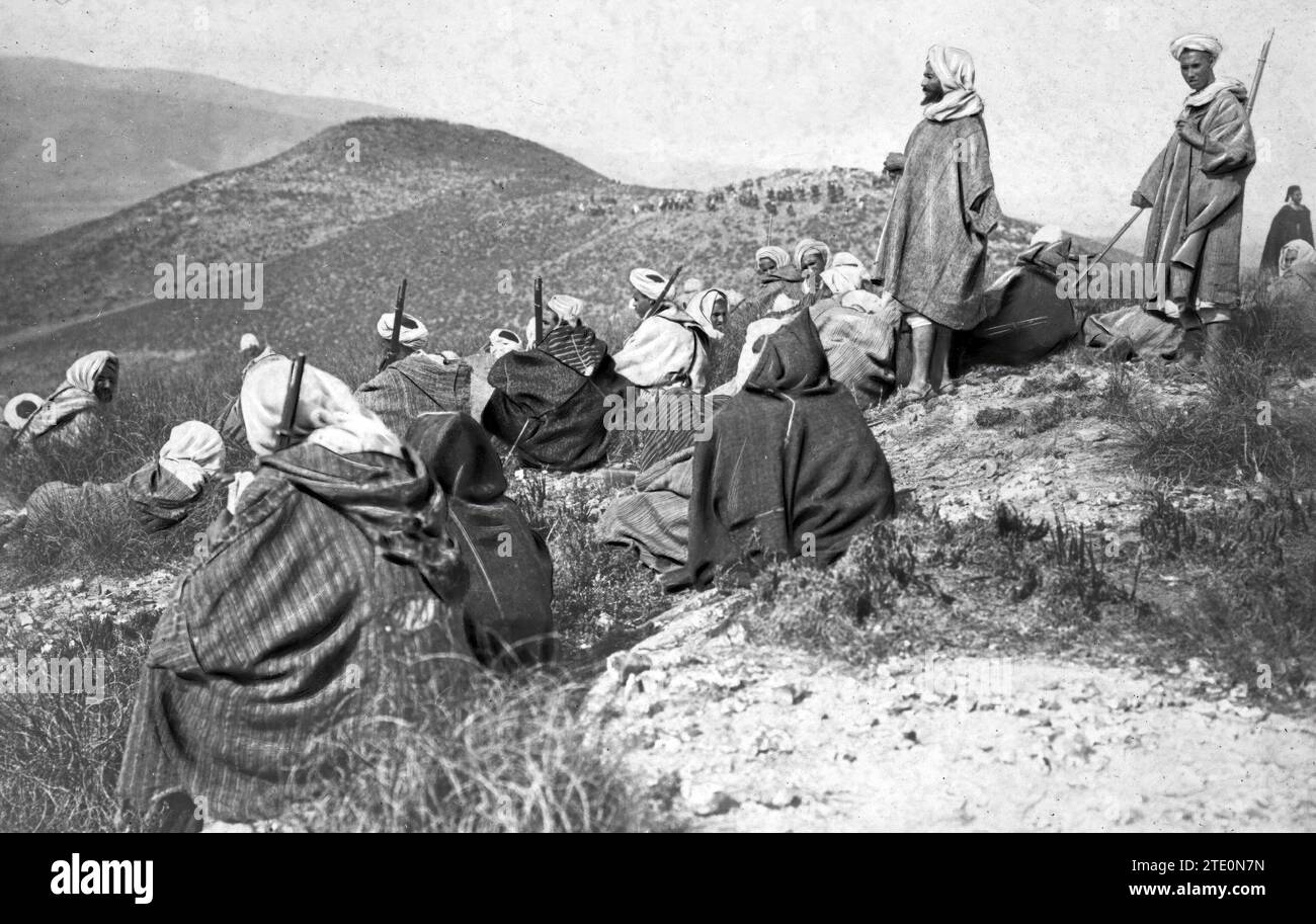 03/31/1916. The recent operation in Morocco. Moors of the friendly ...