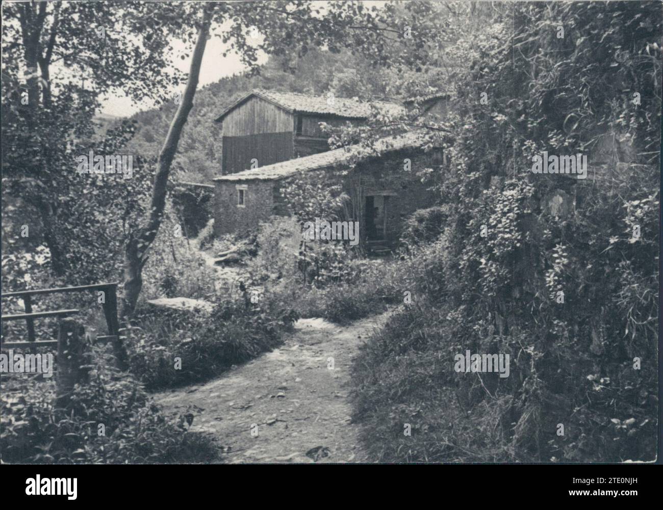 12/31/1919. Beautiful Galician corner in the Ribeira de Betanzos ...