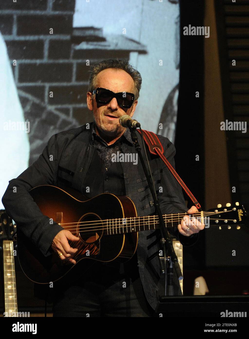 Madrid, 06/05/2016. Elvis Costelo concert at the Monumental theater ...