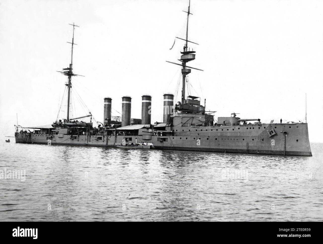 07/31/1914. Another ship from the English squadron. The Armored Cruiser ...