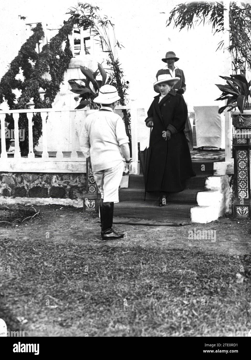 03/01/1914. The journey of Ss.Mm. To Hornachuelos. HM Queen Victoria ...