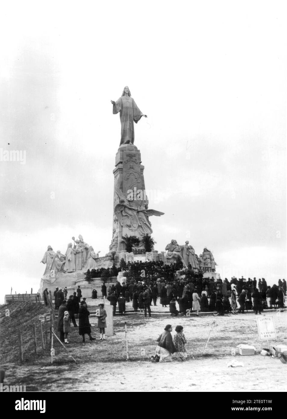 12/31/1926. Pilgrimage to the primitive monument to the sacred heart of ...