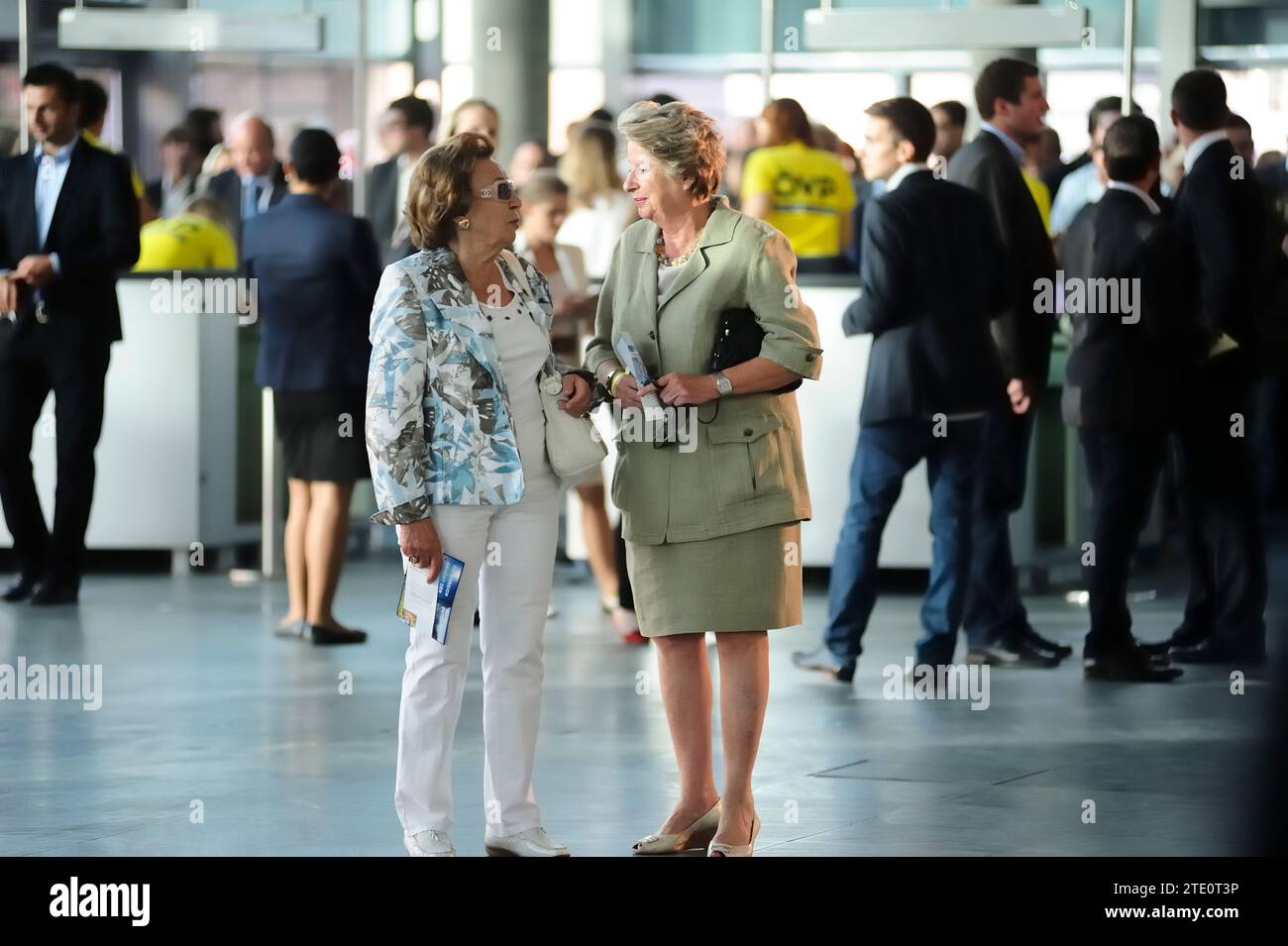 Vienna, Austria. September 10, 2013. ÖVP election campaign start ...