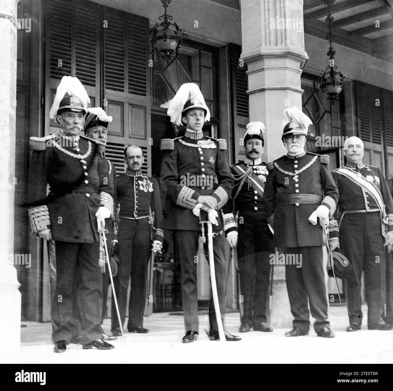 07/31/1908. The New Knights of the Fleece. Saint Sebastian. HM the King ...