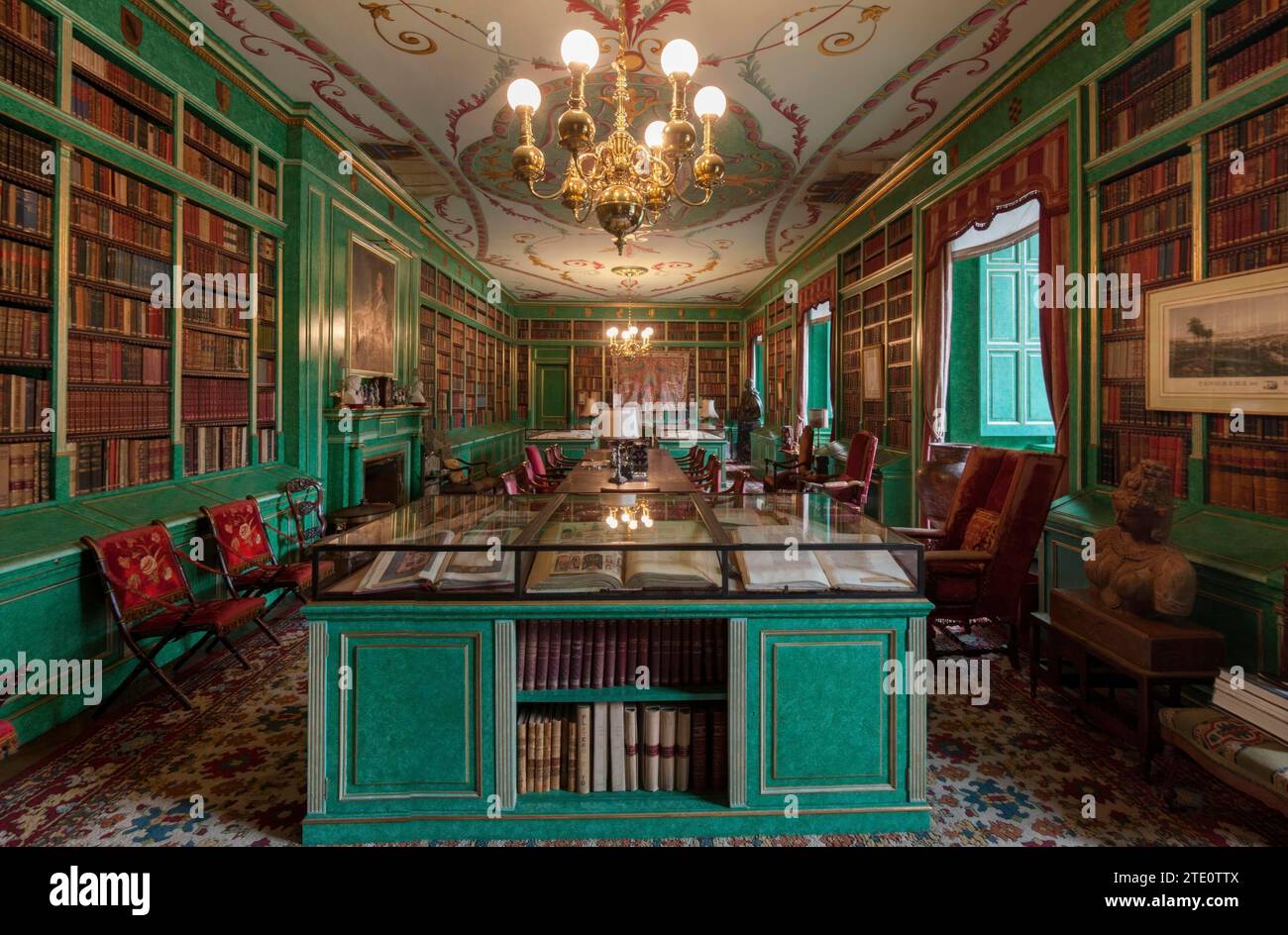 Madrid. 11/07/2012. Liria Palace Library. Credit: Album / Archivo ABC ...