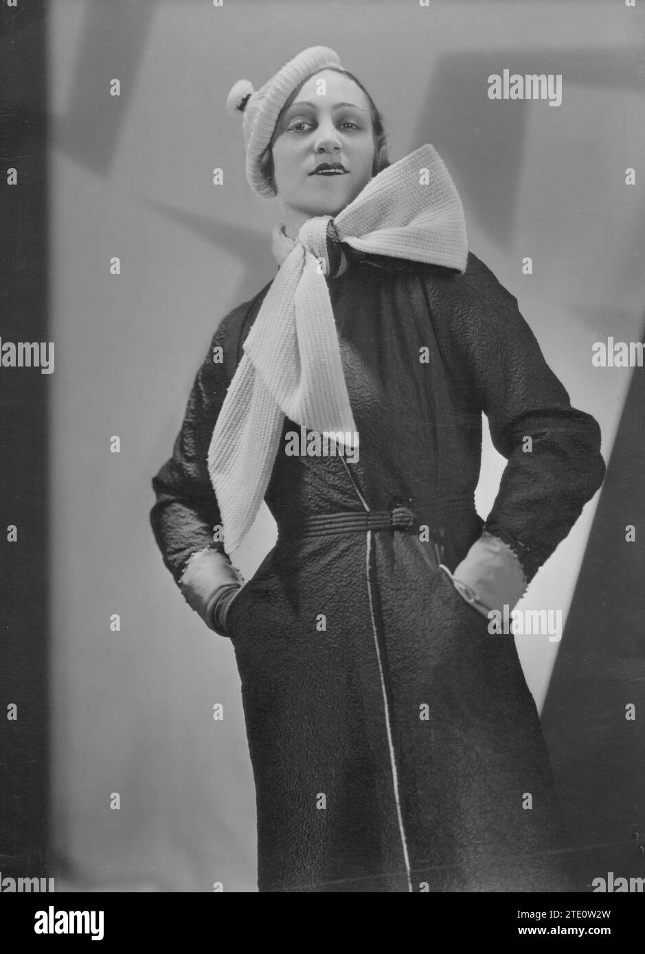 In the Image, coat from 1934. Model Jenny. Credit: Album / Archivo ABC ...
