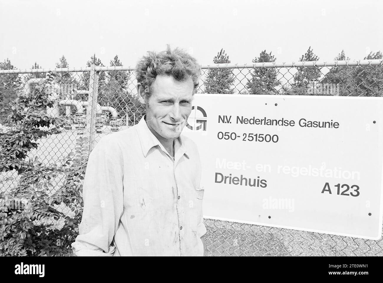 Mr. Rutten at installation Gasunie, Gas, 26-08-1976, Whizgle News from ...