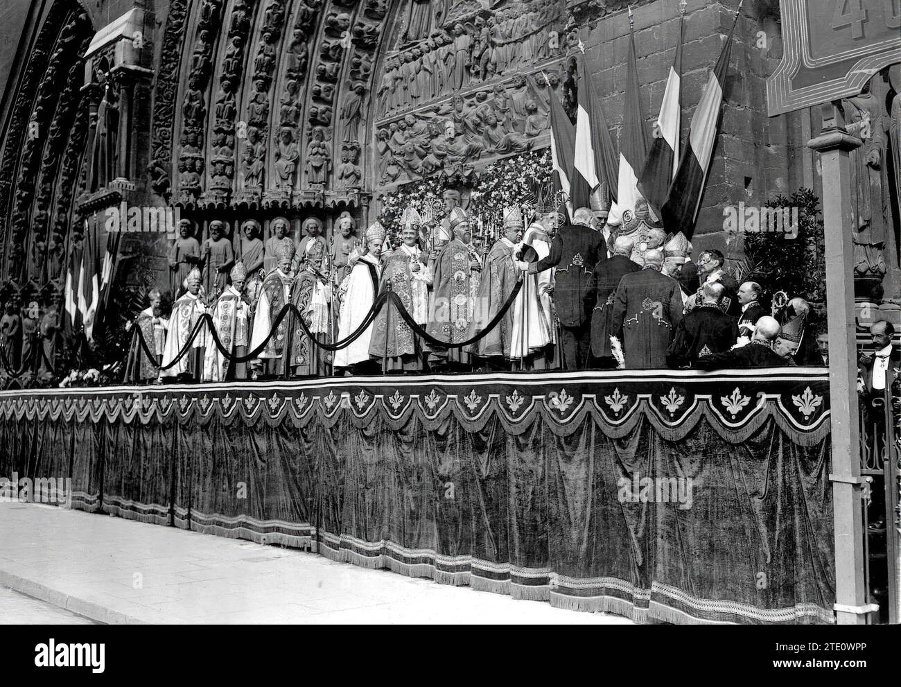 06/30/1923. Paris. Eucharistic Congress. The Prelates during the ...