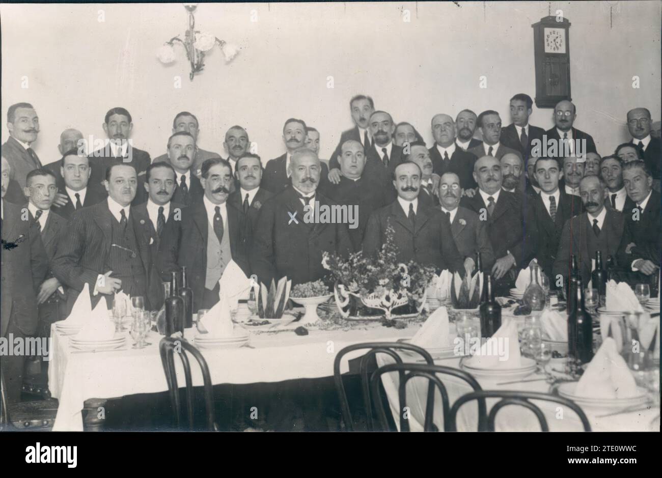 10/11/1919. Madrid. In the Aragonese center. Banquet on the occasion of ...