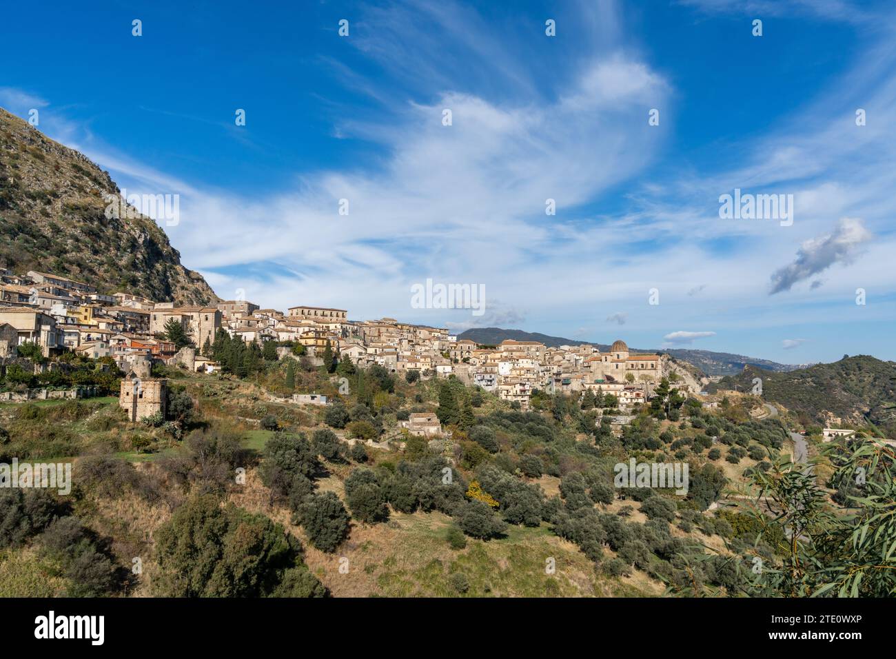 Stilo, Italy - 12 December, 2023: view of the picturesque mountain ...