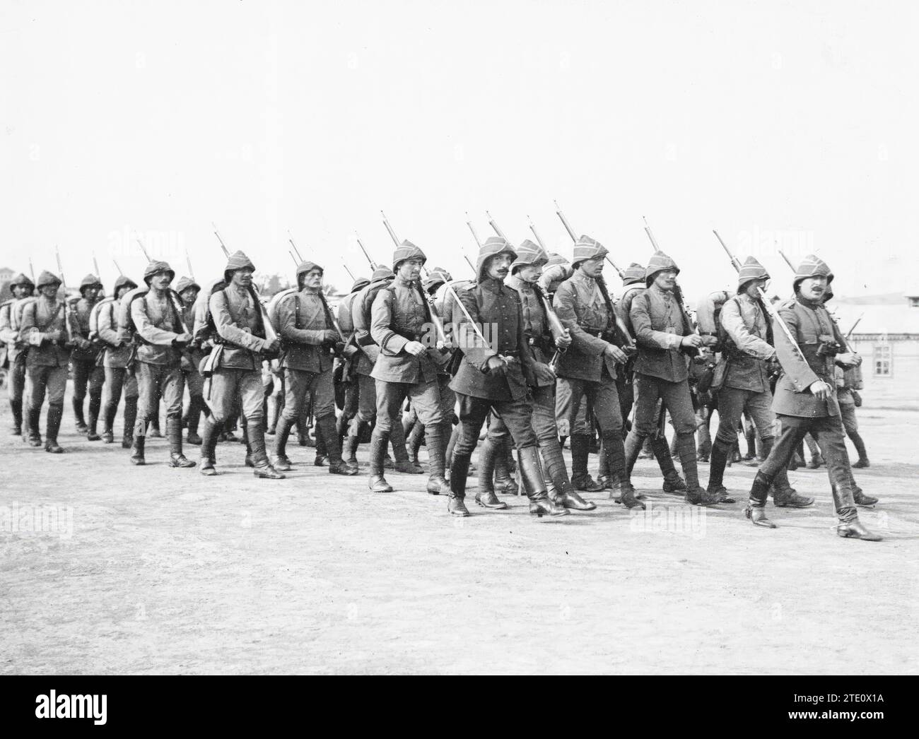 10/31/1914. Türkiye in the War. Turkish Army Line Infantry Forces in ...