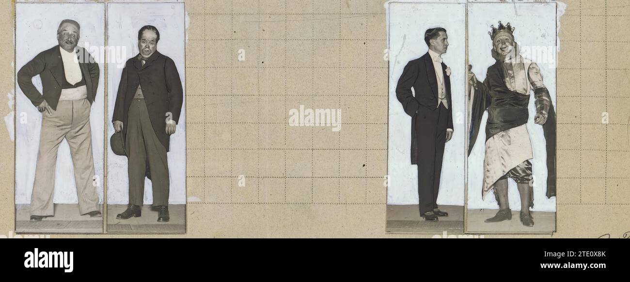 09/01/1915. Main Performers of the Comic magazine "las Castañuelas ...