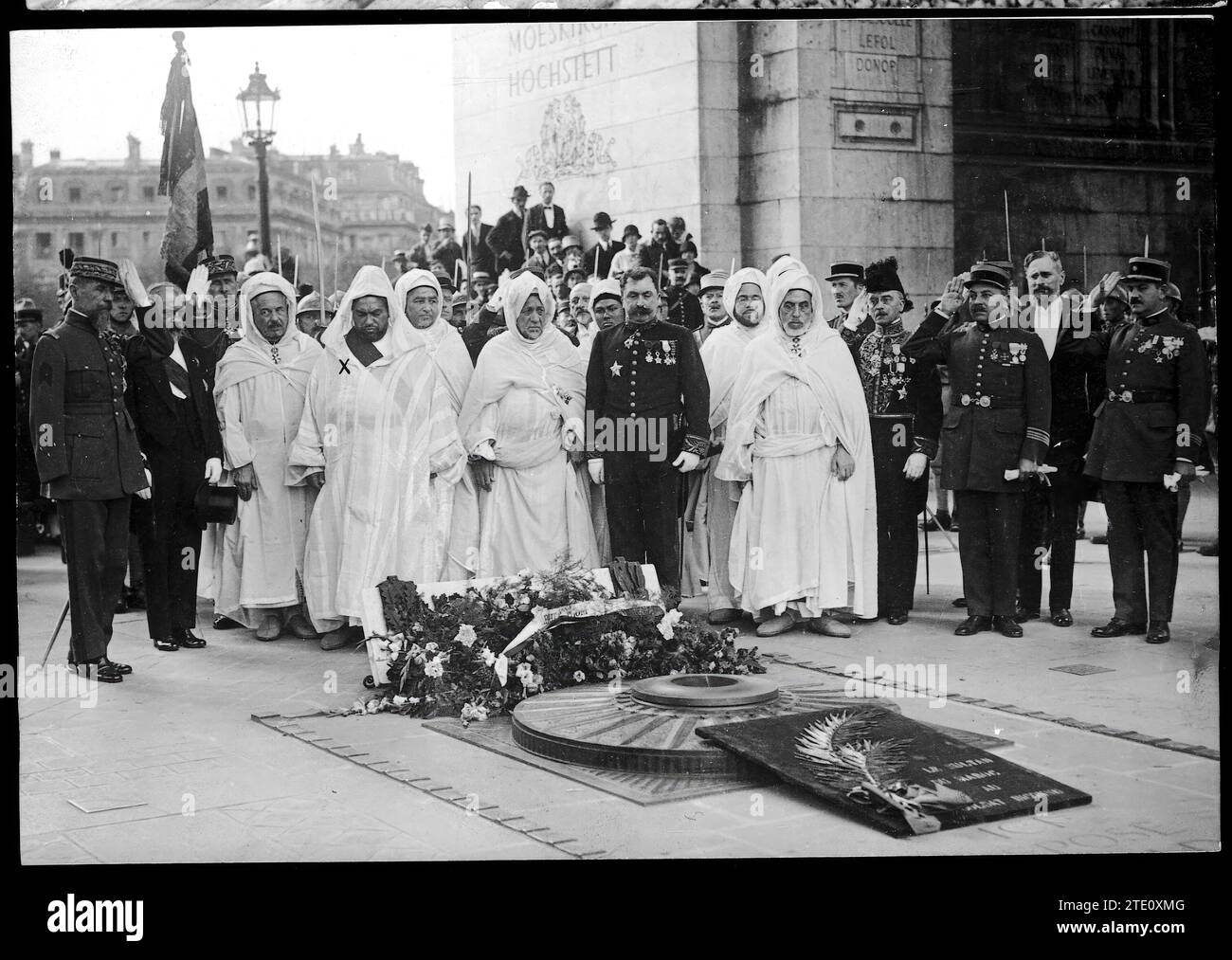 06/30/1926. Paris. The visit of the Sultan of Morocco. Muley Yussef (X ...