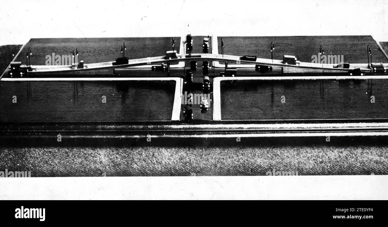 03/31/1924. London. Project to solve the Traffic problem. The intense ...