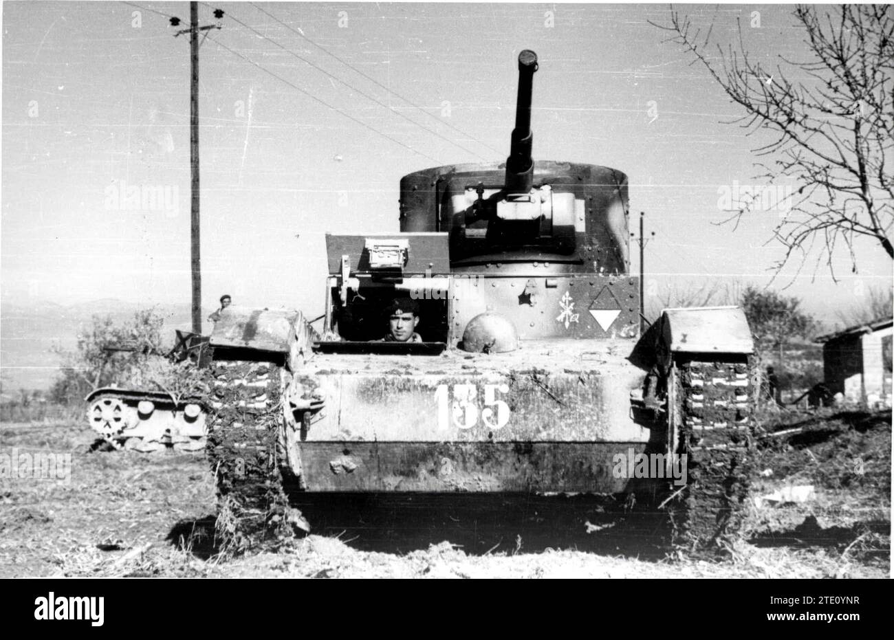 Catalonia, 12/31/1938. Spanish Civil War. Triumph of the nationals over ...