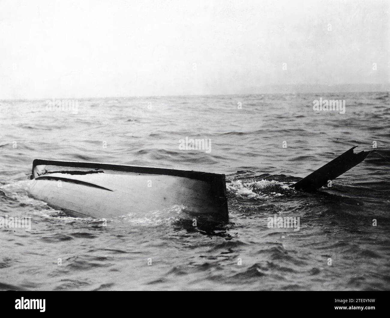 02/29/1912. Of the collision of ships in the English Channel. The Masts ...