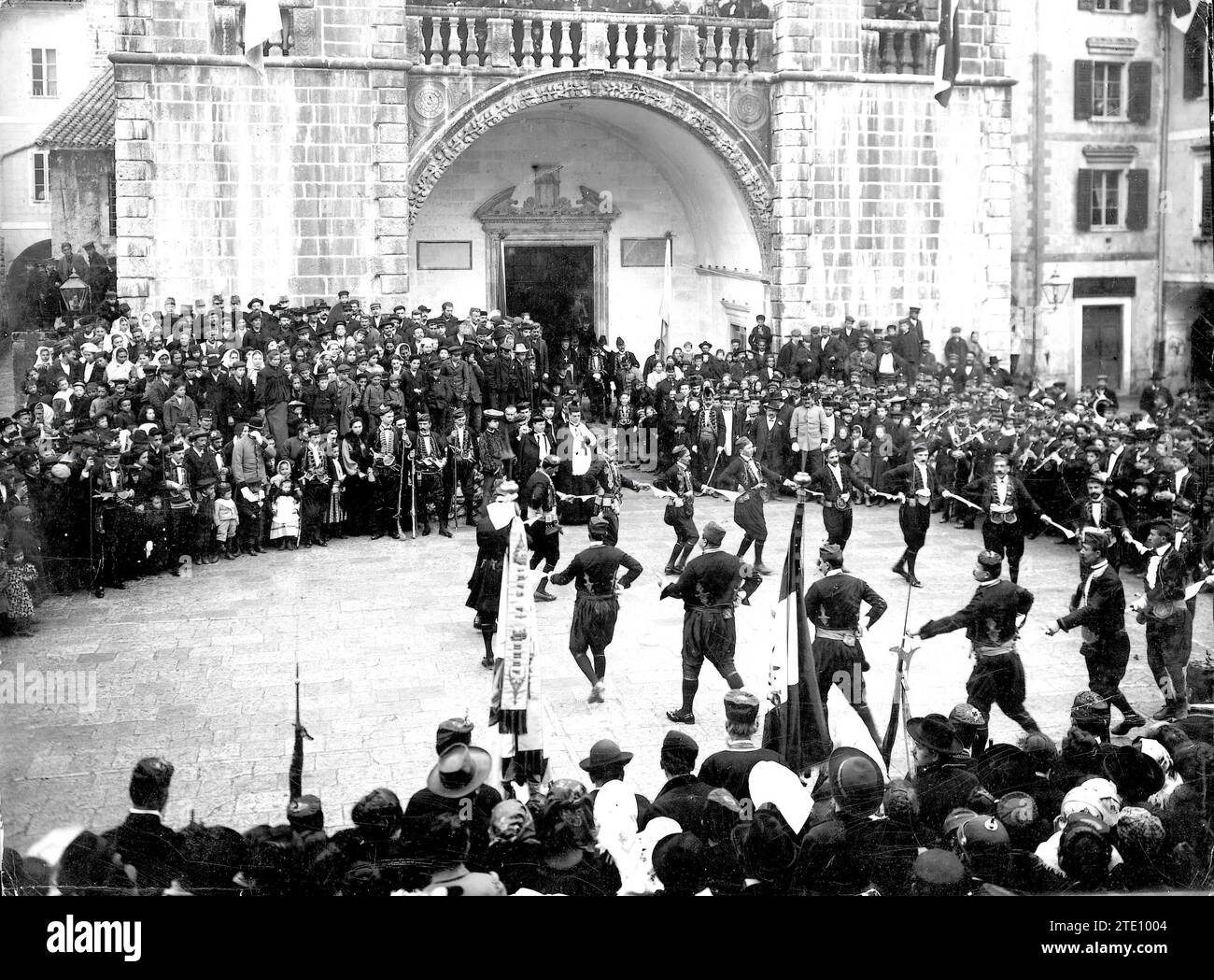 12/31/1909. The 1100th anniversary of Saint Tryphon in Cattaro. The ...