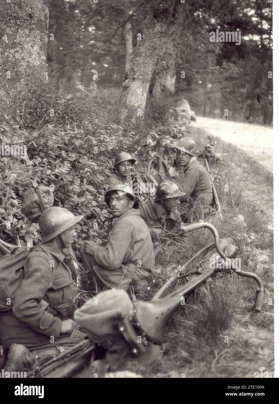Brigade Members Stationed in the Ditch, on the Farm, in 1937. Credit ...