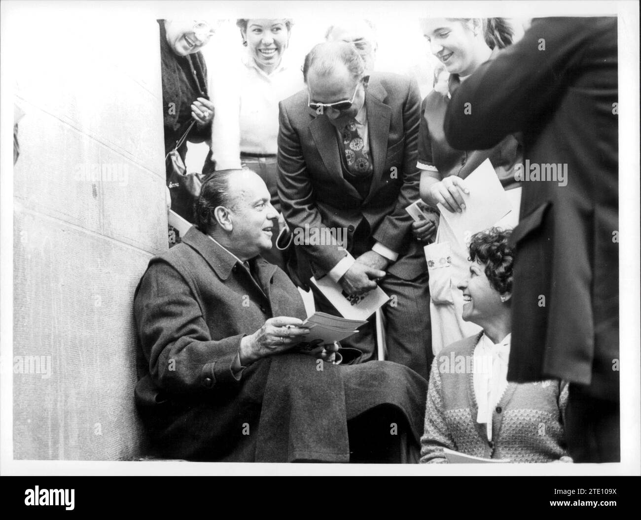 03/31/1983. Don Manuel fraga Iribarne in the Arán valley, during the ...