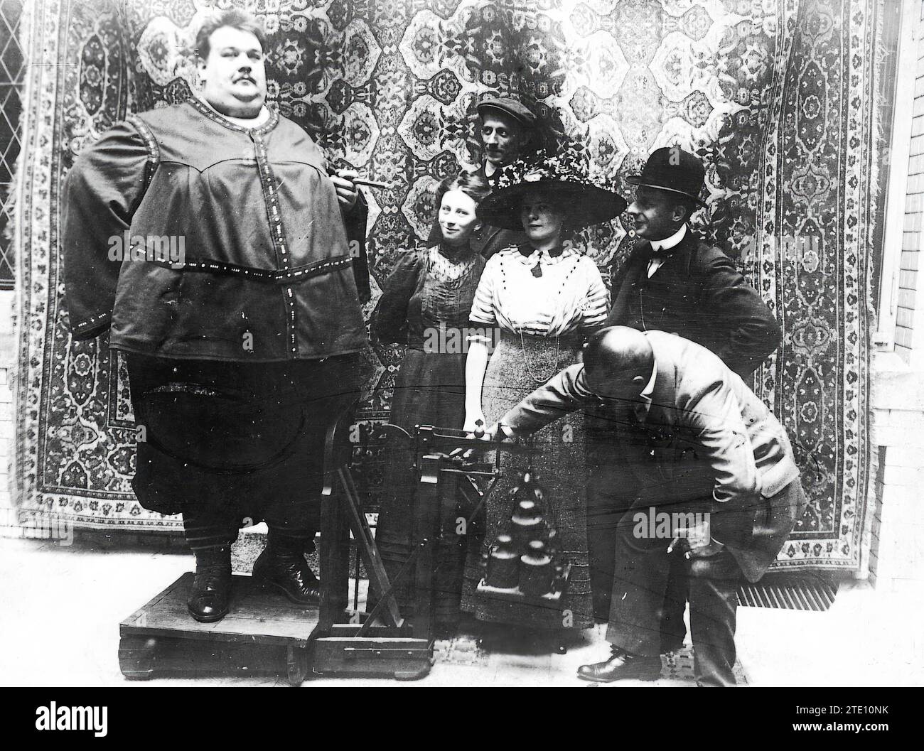 07/31/1911. The largest man in the world. Fritz Meyer, German giant ...