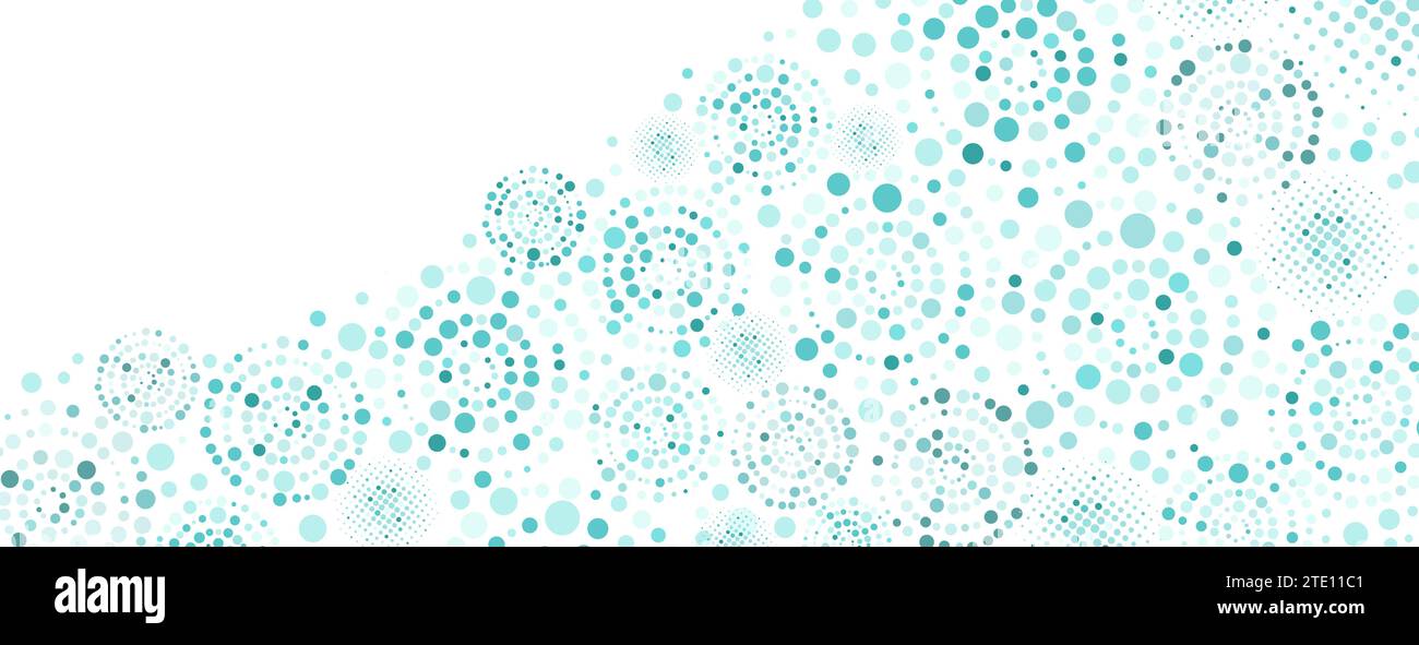 Beautiful background of blue dots. hand drawing. Not AI . Vector ...