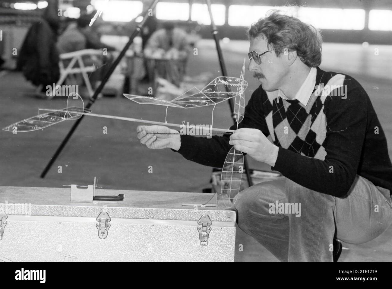 Indoor model airplane competitions schiphol hi-res stock photography ...