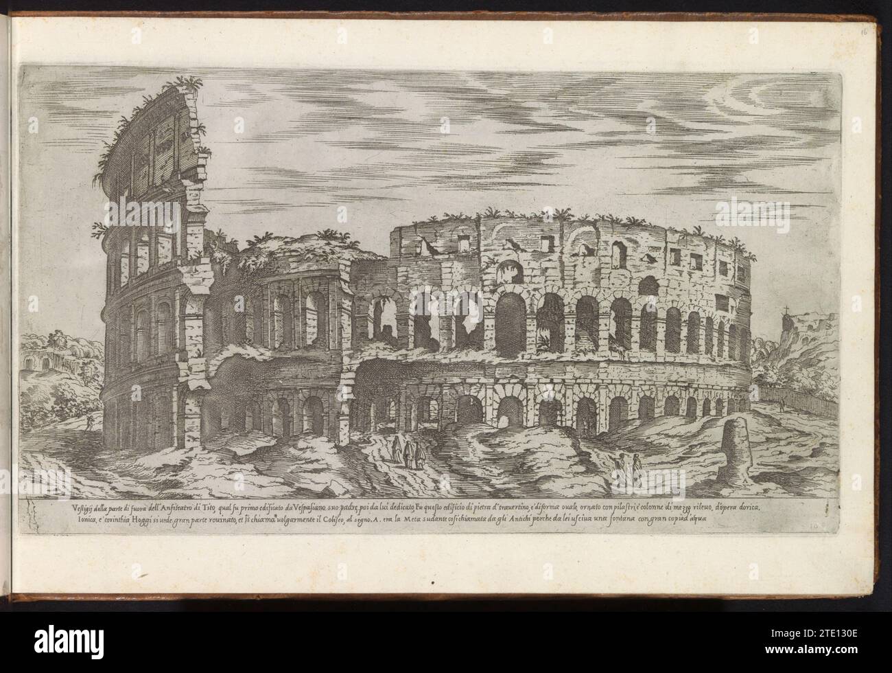 Colosseum te Rome, Etienne Dupérac, 1575 View of the Colosseum in Rome ...