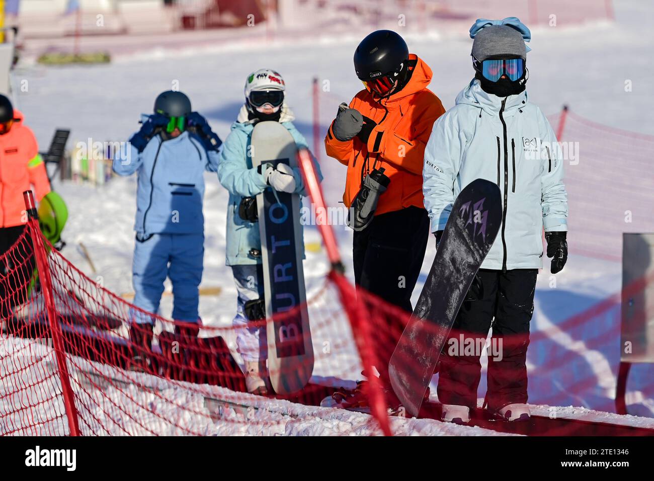 Altay, China's Xinjiang Uygur Autonomous Region. 19th Dec, 2023. Ski ...