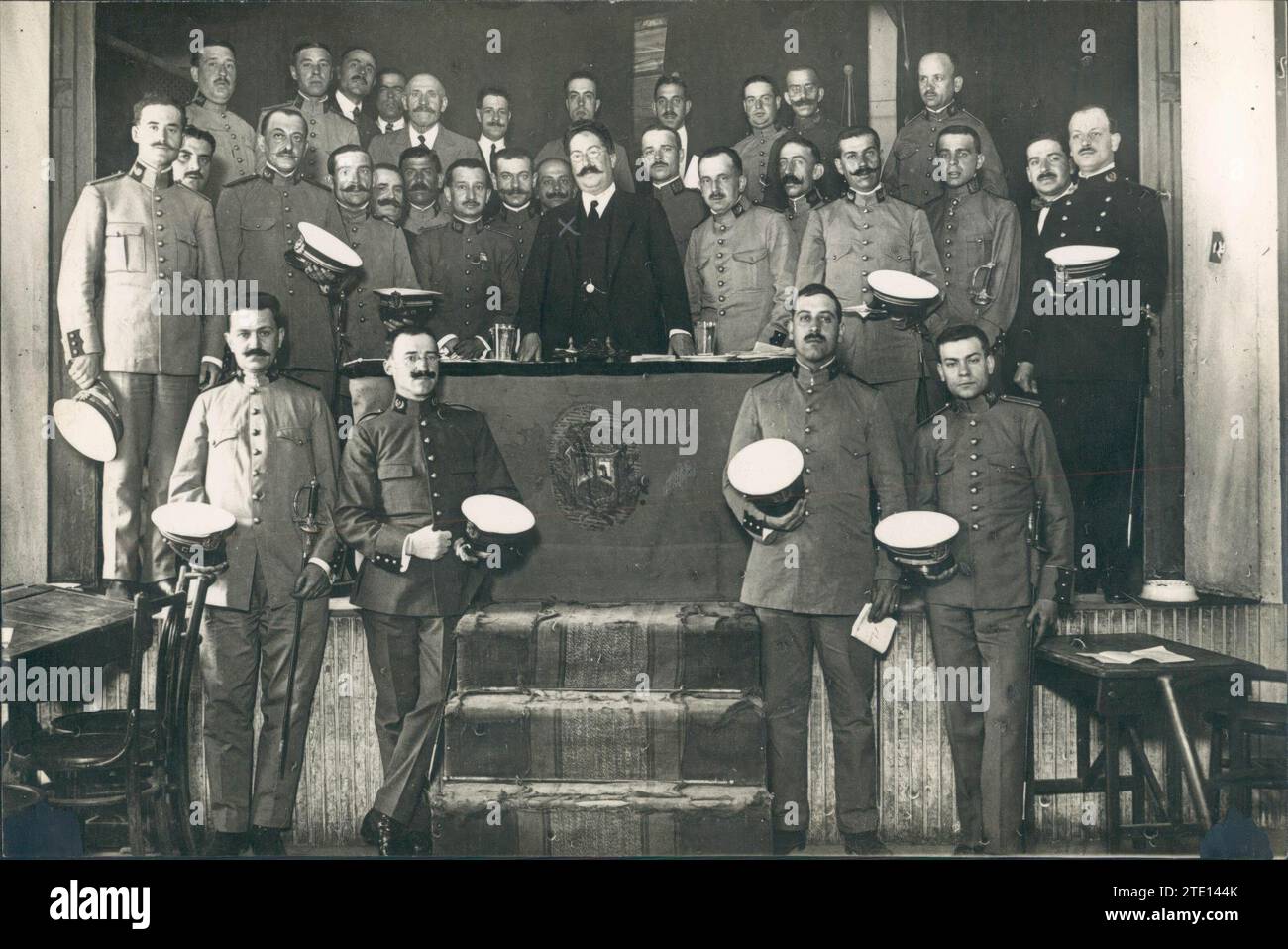06/24/1919. Madrid. In the center of Hijos de Madrid. Assembly of the ...