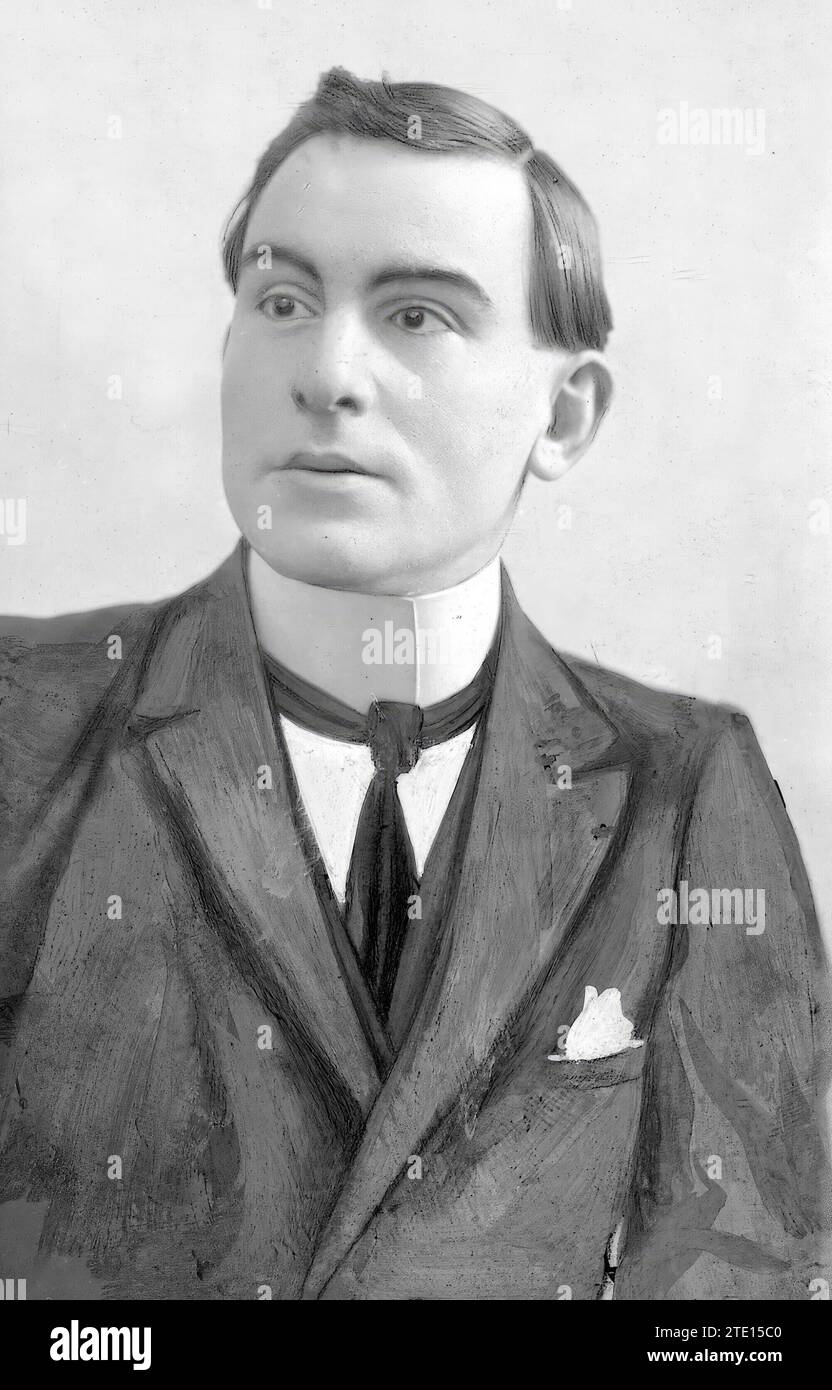 06/30/1914. José Lopera, Spanish artist, who is said to have been shot ...