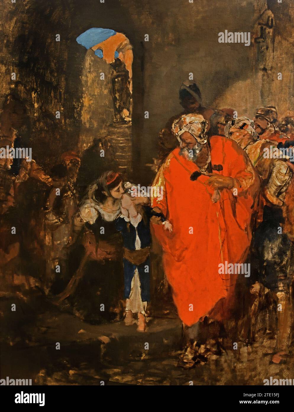 Gyzis Nikolaos (1842 - 1901) The Slave Market , Painting 19ty-20th ...
