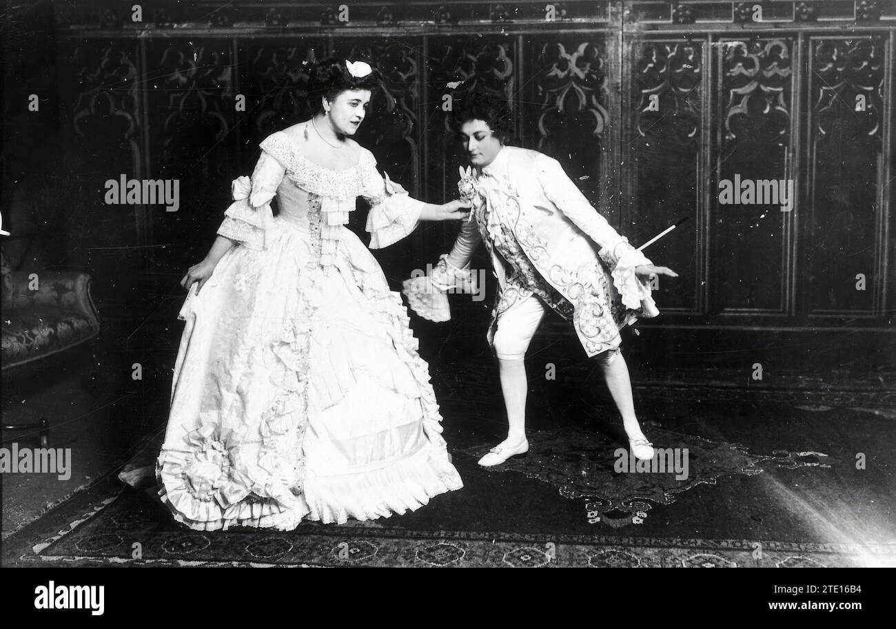 London. February 1913. Strauss's new opera. A scene from the opera "The ...
