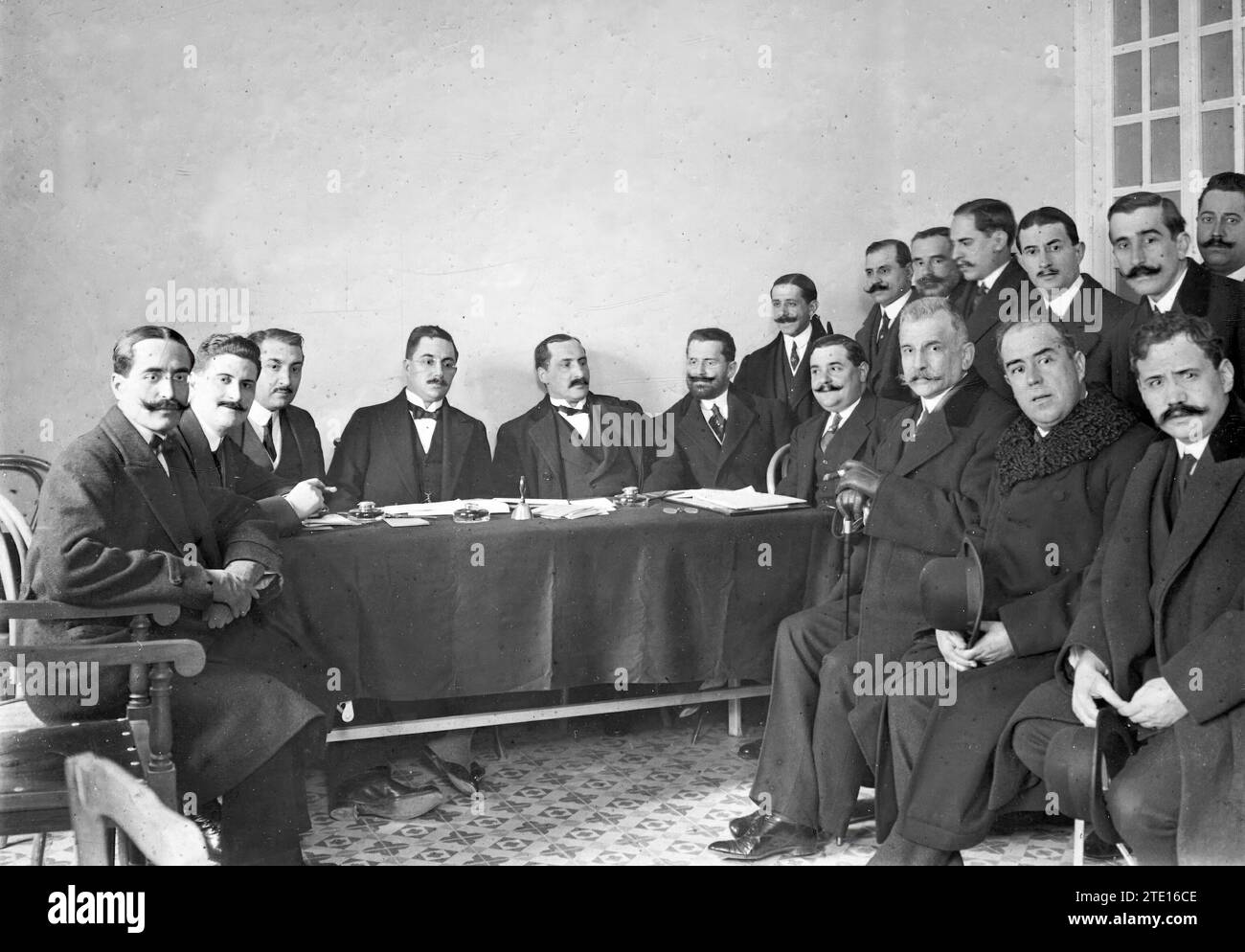 Trustees meeting Black and White Stock Photos & Images - Alamy