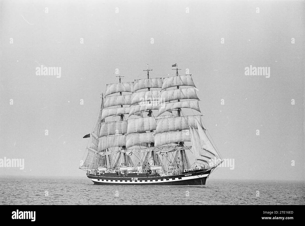 Russian four-master, North Sea, Ships, 14-08-1975, Whizgle News from ...